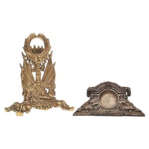 Antique Novelty Fob Watch Stands - Set of Two - Watches - Pocket & Fob ...