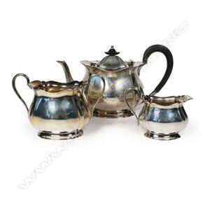 Antique Silver Tea Service Set, Sheffield 1919, 696gm - Tea & Coffee ...