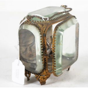 French Antique Glass & Brass Watch Case - Watches - Zother - Horology ...