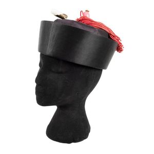 Qing Dynasty Mandarin Hat with Silk Tassels - Textiles & Costume - Oriental