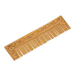 Burmese 22ct Gold Hair Comb, 19th/20th Century, 24.6g - Zother - Oriental