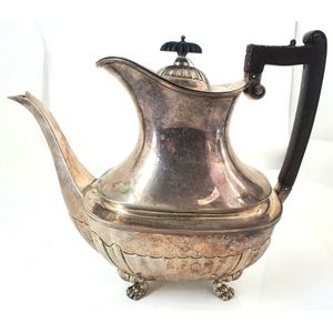 Edwardian Silver Hot Water Pot by Searle & Co, London - Jugs & Ewers ...
