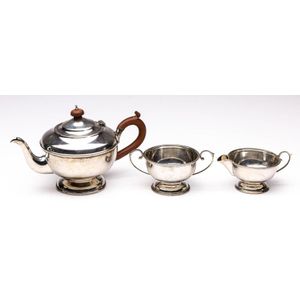 1930s Birmingham Sterling Silver Tea Service Set by J.C Ltd - Tea ...