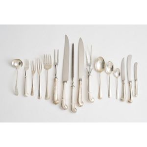 Antique Queen Anne pattern sterling silver cutlery / flatware - price ...