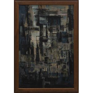 Abstract Oil Painting by Graham King, 1960s Australia - Oil Paintings ...