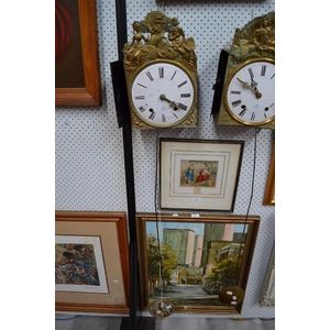 French Comtoise Clock Movement with Pendulum and Weights - Clocks ...