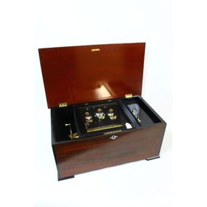 Restored German Music Box with 10 Tunes - Musical Boxes & Automata ...