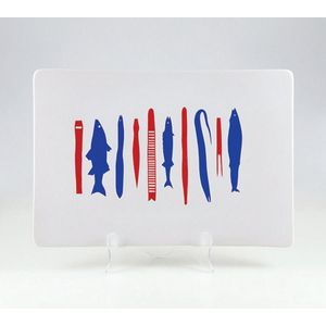 Temuka Fish & Sticks Platter by Richard Killeen - Temuka - Ceramics