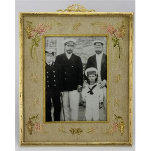 Russian Gilt & Silk Picture Frame - Photography - Photo Frames ...