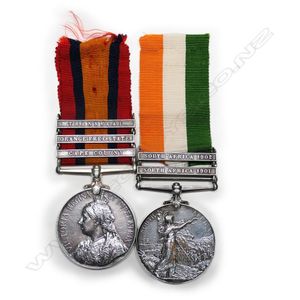 Military medals relating to South Africa - price guide and values