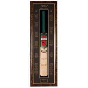 Mark Taylor Signed Cricket Bat Display Case with CoA - Sporting ...