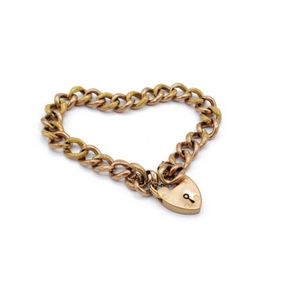 1908 Edwardian 9ct Rose Gold Night & Day Bracelet - Bracelets/Bangles ...