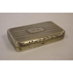 Antique Snuff Box with Stamped Marks - Snuff - Recreations & Pursuits