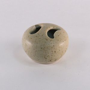 Iron Speckled Glaze Ceramic Globe Pot by Juliet Peter - New Zealand ...