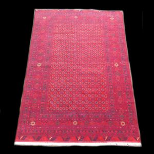 Turkoman Carpet with Small Gul Motifs - Rugs & Carpets - Textiles & Fabrics