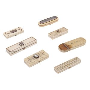 Georgian Ivory Toothpick Cases with Intricate Decorations - Toothpicks ...