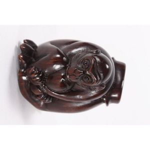Buddha's Hand Netsuke with Monkey - Netsuke - Oriental