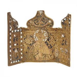 Vintage travelling religious icons - price guide and values