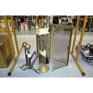French Fire Accessories Set - Structural - Fireplace Accessories ...