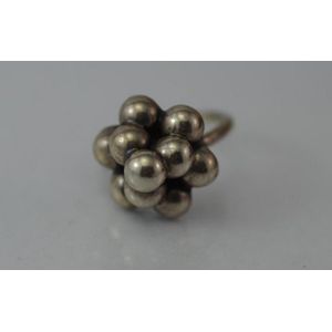 Mexican Silver Ball Ring from Taxco - Rings - Jewellery