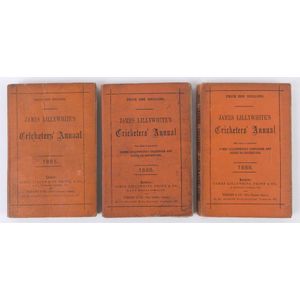 Lillywhite's Cricket Annuals 1885-1889 (3) - Sporting - Cricket ...