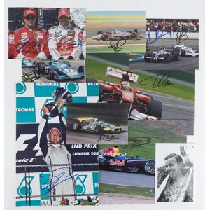 Signed Formula 1 Driver Photographs and Postcards - Sporting - Motor ...