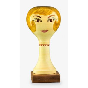 1950s Stangl Wig Stand: Vintage Hair Accessory - Dressing Accessories ...
