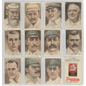 1947 Stamina Clothes Cricket Eleven Set - Cards - Cigarette & Trade ...