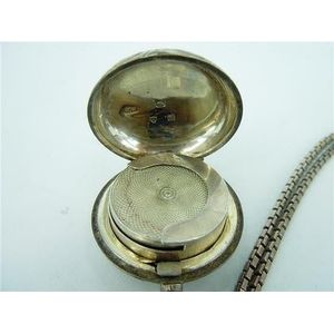 Edwardian Silver Sovereign Case and Chain Set - Necklace/Chain - Jewellery