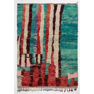 Halcyon Moroccan Wool Rug - Vintage Boujard Design (127x178cm) - Rugs ...
