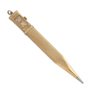 Dunhill Pacer Watch Pencil in 9ct Gold, Manual Wind - Watches - Pocket ...