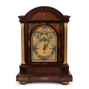 Antique English Regency Style Table Clock with Three Train Movement ...