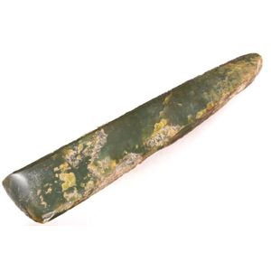 Maori Pounami Toki Adze: Elongated Tapered Form with Polished Edge ...
