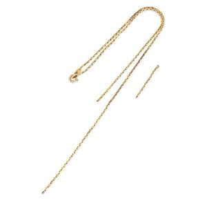 9ct Gold Broken Chain, 1.1mm Width, 47cm Length, 4.2g Weight - Necklace ...