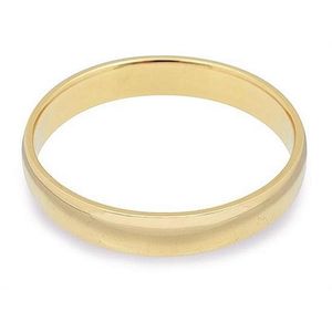 9ct Gold Round Bangle - Bracelets/Bangles - Jewellery
