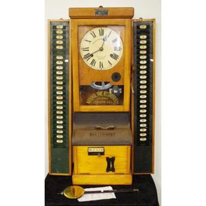 Victorian Bundy Clock with Files - Clocks - Zother - Horology (Clocks ...