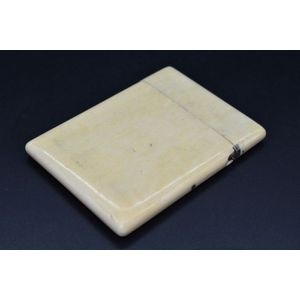 Antique English and French ivory card cases - price guide and values