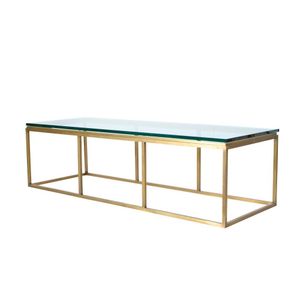 Stuart Rattle Brass and Glass Coffee Table - Australian - Furniture ...