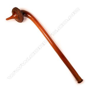 Traditional Fijian Totokia Long Club with Pineapple Head - S/E Asia ...