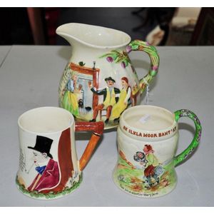 Musical Scene Jugs by Crown Devon Fieldings - Crown Devon - Ceramics