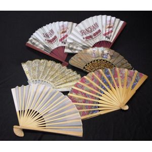 Vintage hand-held French and English lady's fans - price guide and values