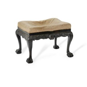 18th Century Irish Mahogany Lion Mask Foot Stool - Seating - Stools ...