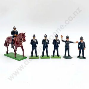 7 Modern Britains Metal Police Figures and Two Others Set - Zother ...