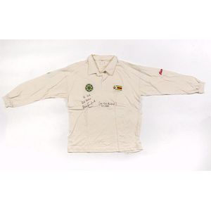 Signed Test Shirts by Zimbabwe and Bangladesh Cricket Legends ...