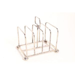Sterling Silver Toast Rack, Chester 1915 - Flatware/Cutlery and ...