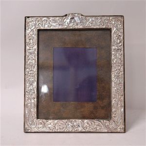 Edwardian Silver Photo Frame with Masks and Birds - Photography - Photo ...