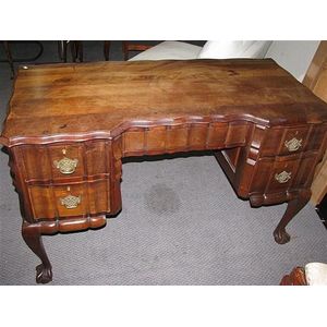 Four Drawer South African Desk - African - Tribal