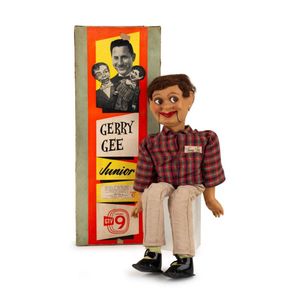 Vintage Gerry Gee Junior Ventriloquist Doll in Original Box - Zother ...