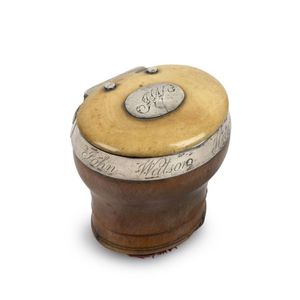 Georgian ivory and silver snuff box, owned by John Watson - Snuff ...