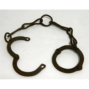 Rivet leg Irons - Convict Relics - Militaria & Weapons